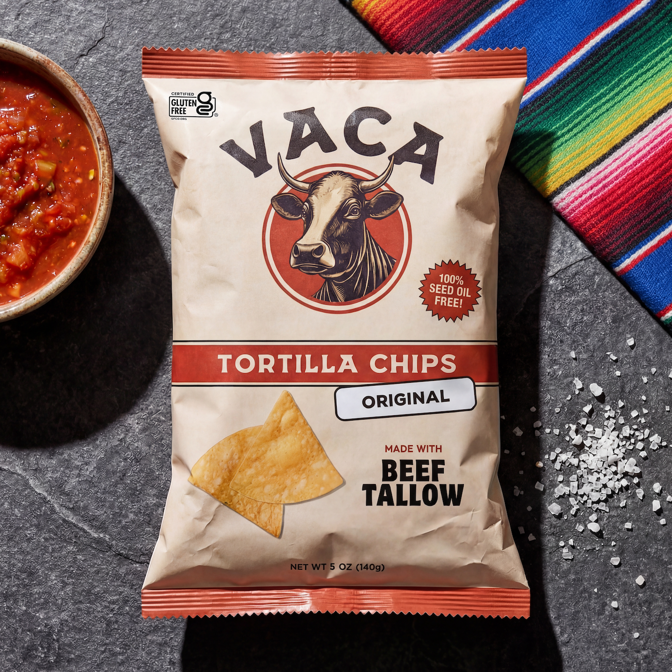 Vaca Chips — Beef Tallow Fried Tortilla Chips – Vaca Chips — Tallow ...