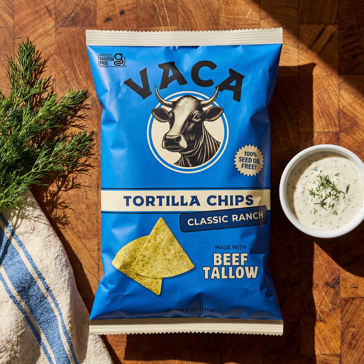 Vaca Chips — Beef Tallow Fried Tortilla Chips – Vaca Chips — Tallow ...